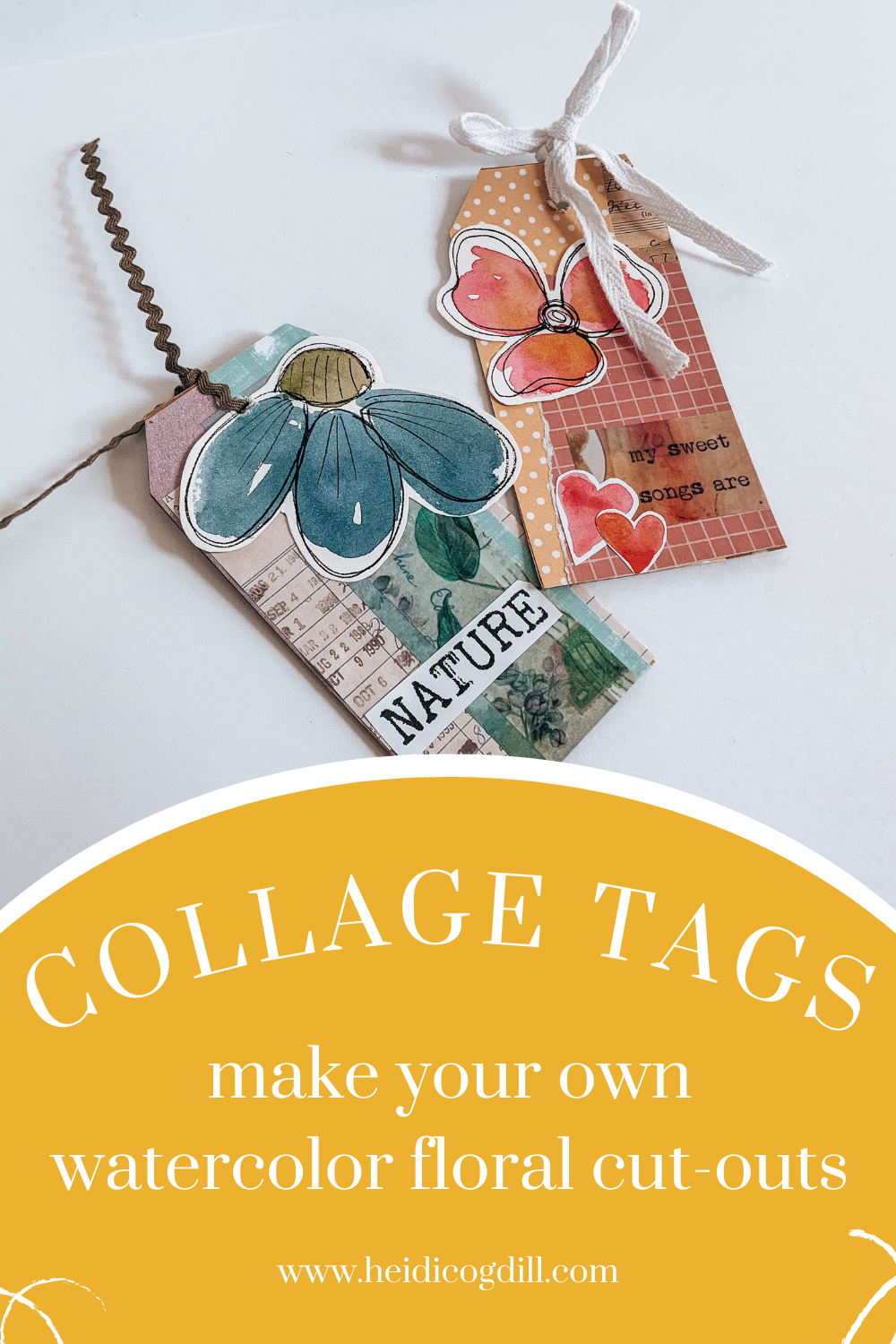 Tutorial: Collage Tags – Heidi Cogdill