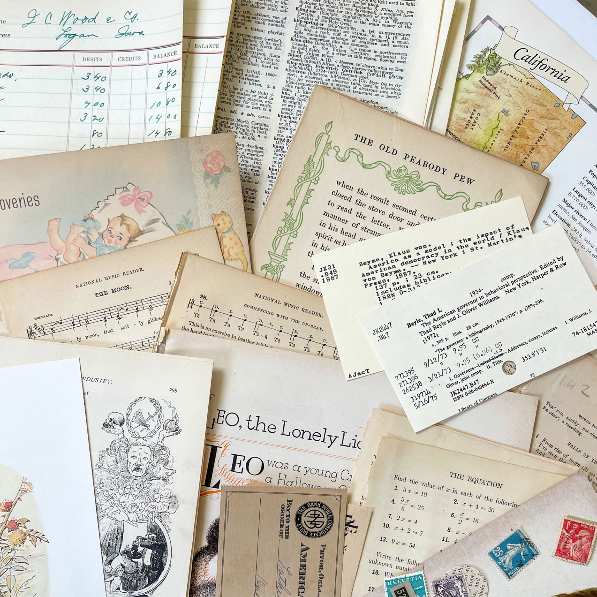 Unleash Your Creativity with Vintage Ephemera – Heidi Cogdill